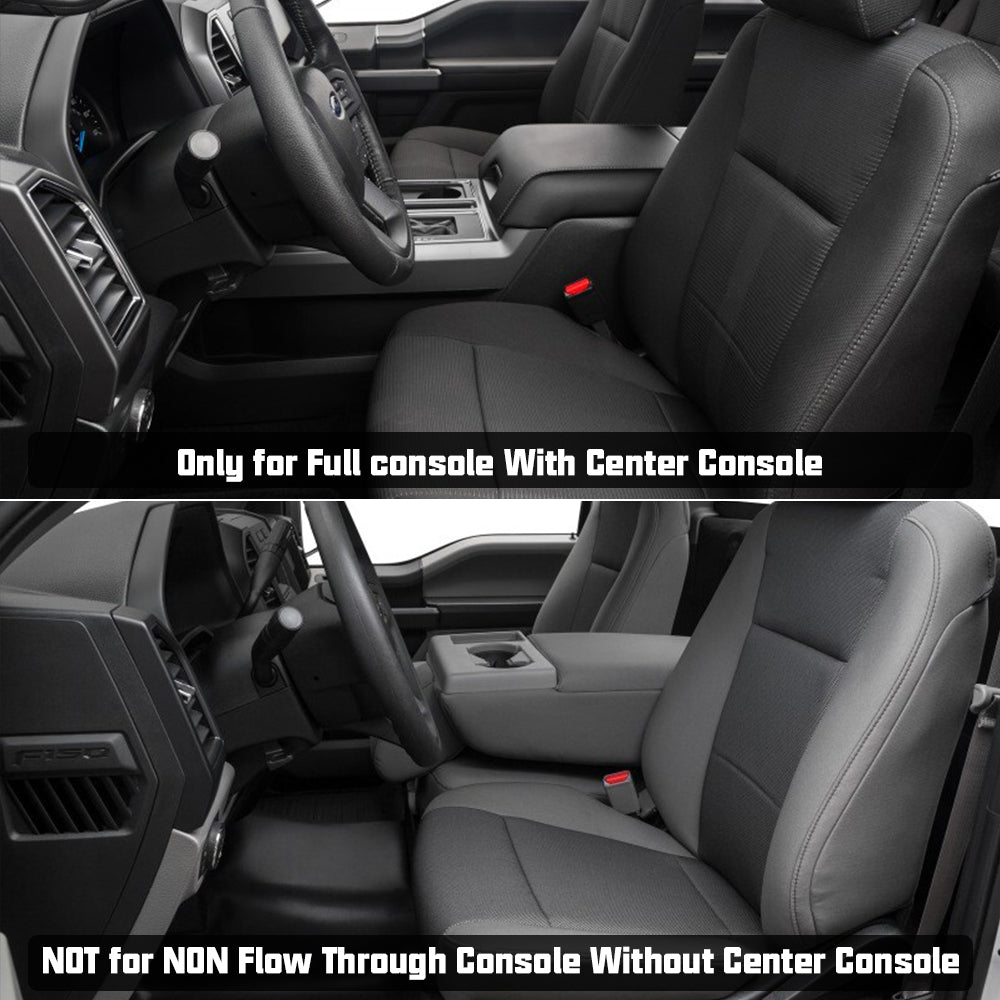 2015-2020 F150 W/Center Console Cover with Upgraded Triple Embroiderie ...