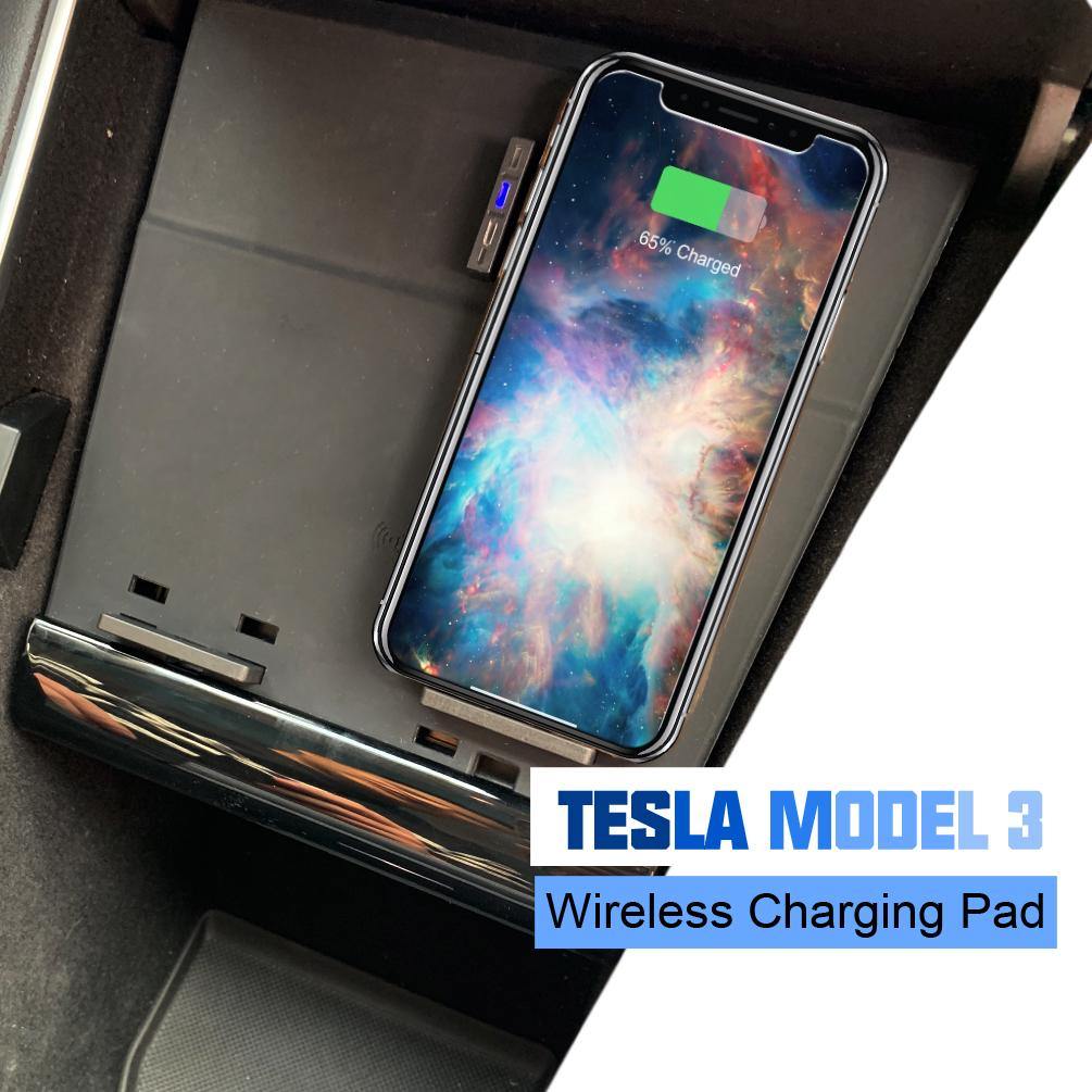 Tesla Model 3 Wireless Phone Charger Black 2020 – Winunite